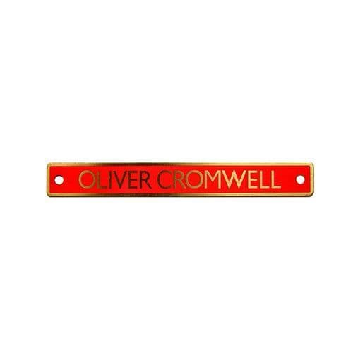 Oliver Cromwell Locomotive Etched Nameplate