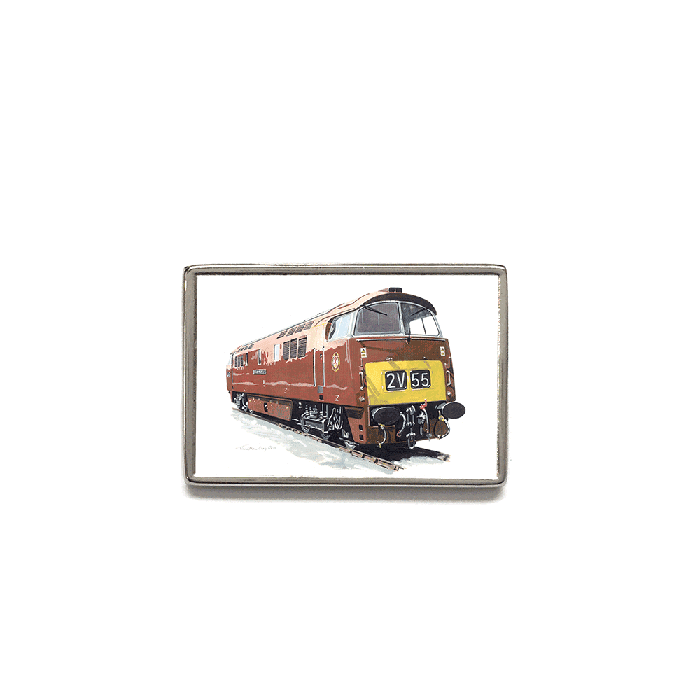 Western Diesel-Hydraulic No D1015 Western Champion BR Maroon Livery Badge