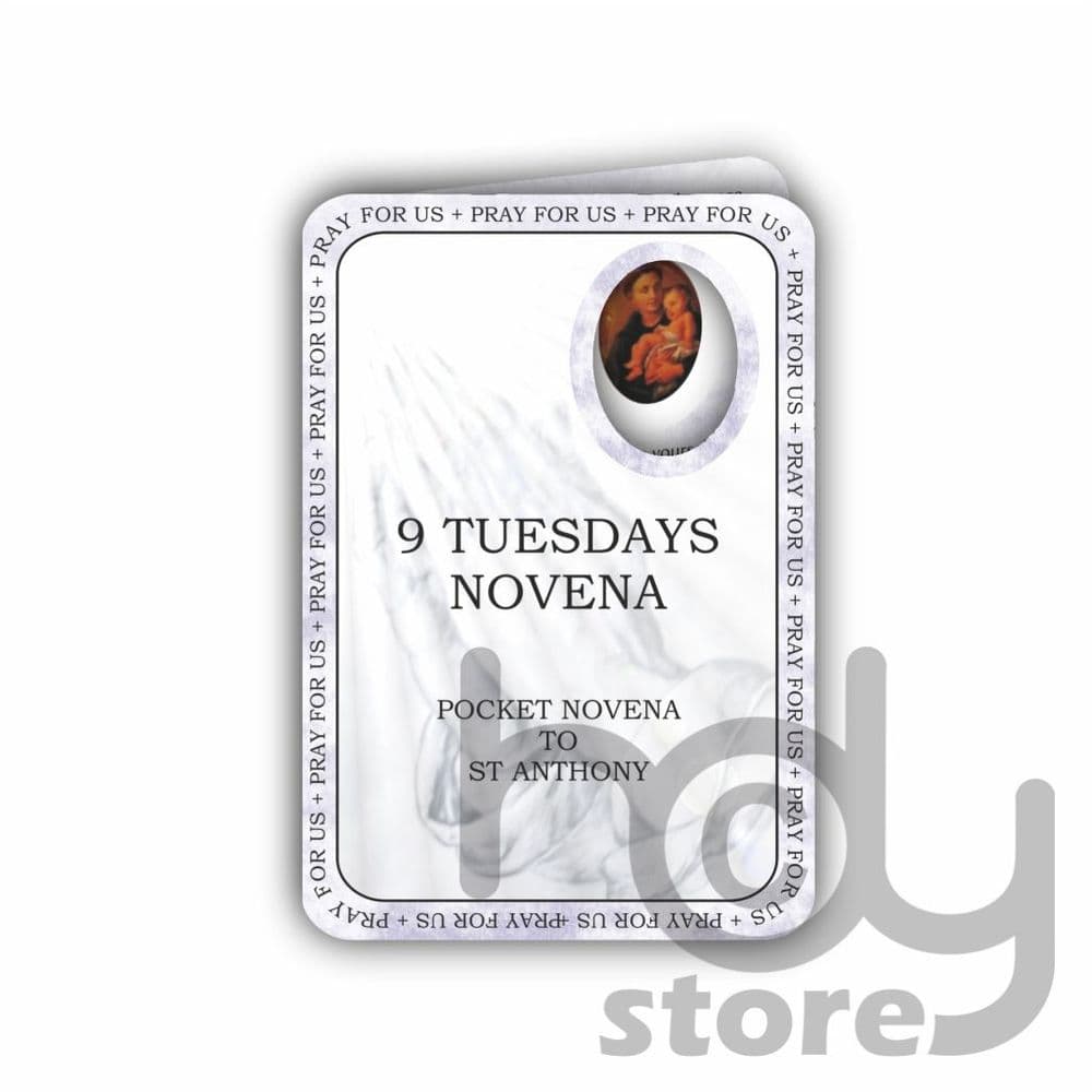 9 Tuesdays Pocket Novena Prayer Card Booklet St Anthony