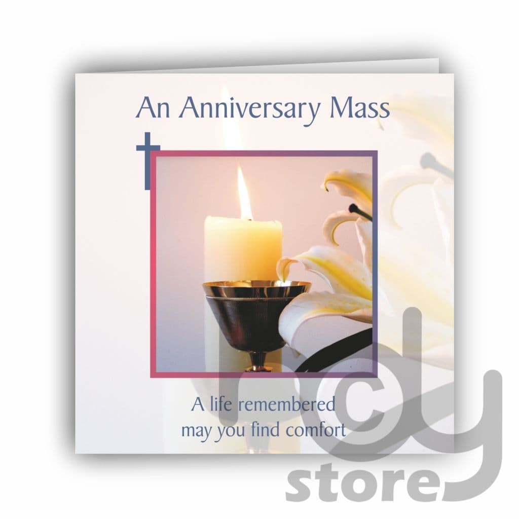 Anniversary of Death Mass Card - Liturgical Design