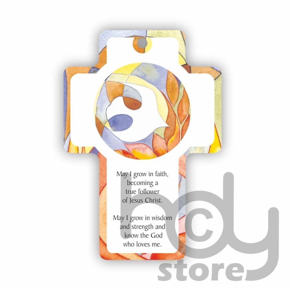 Confirmation/Holy Spirit Cross/Prayer Card