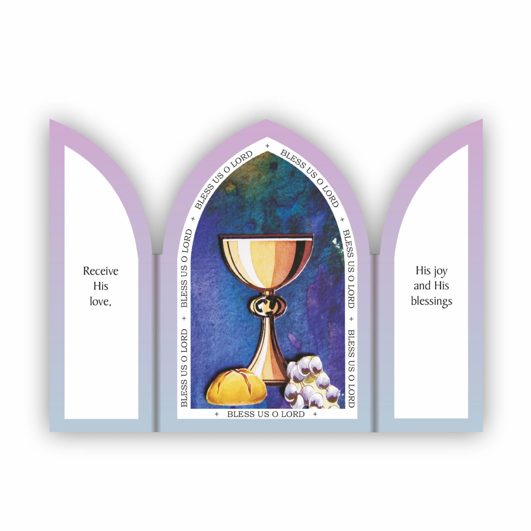 First Communion Prayer Triptych