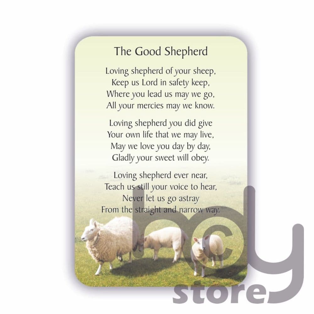 Good Shepherd - Prayer Card