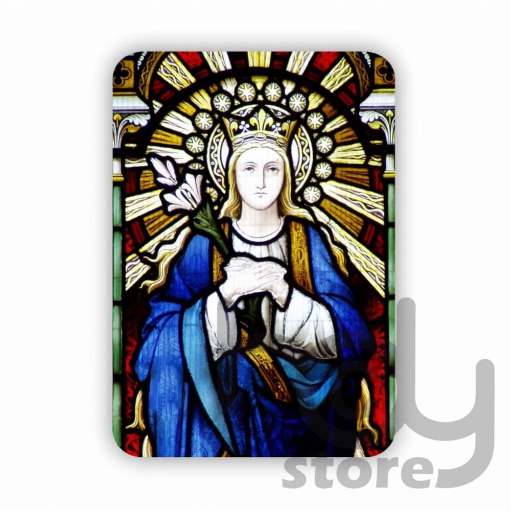 Hail Holy Queen prayer card