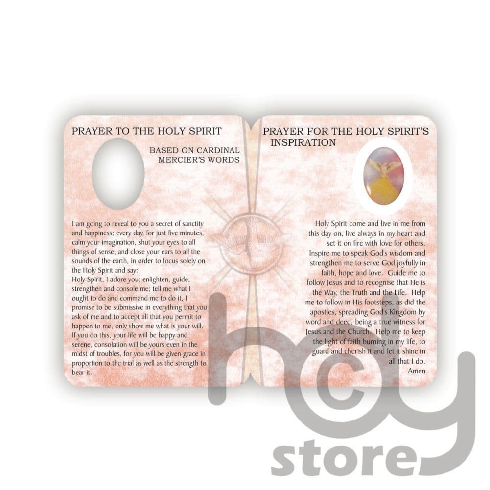 Holy Spirit Prayer Card Booklet