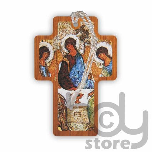 Holy Trinity Icon Cross Shaped Bookmark