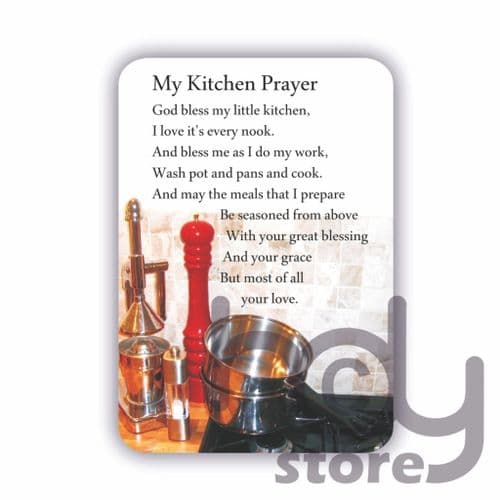 Kitchen Prayer Card