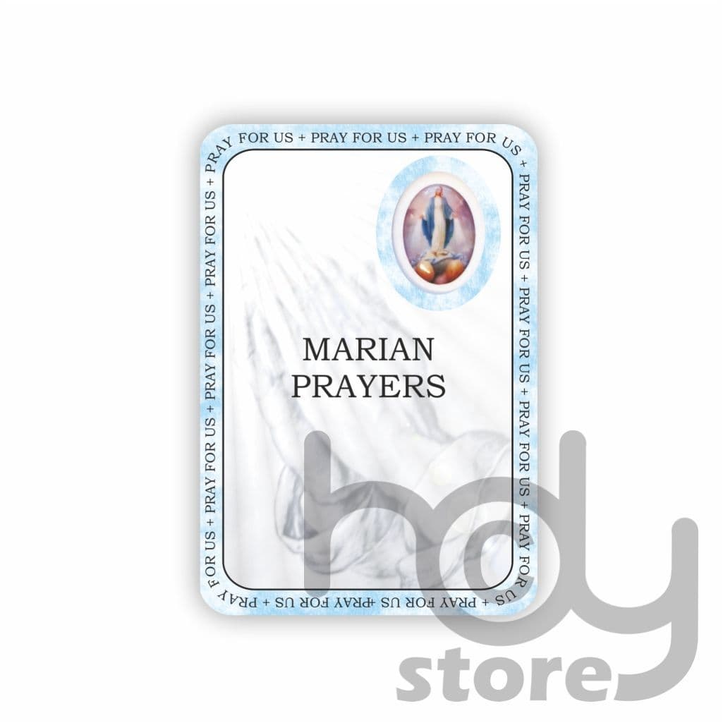 Marian Prayer Card Booklet