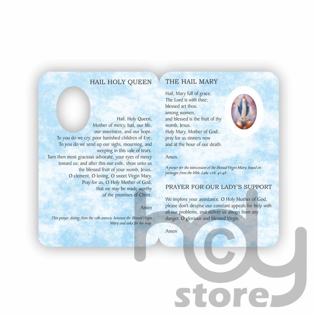 Marian Prayer Card Booklet