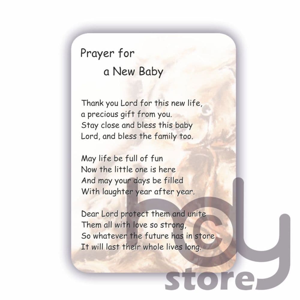 New Baby - Prayer Card