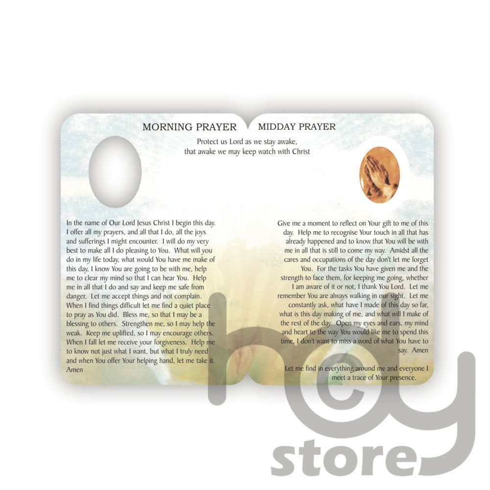 Prayers for the Day Prayer Card Booklet