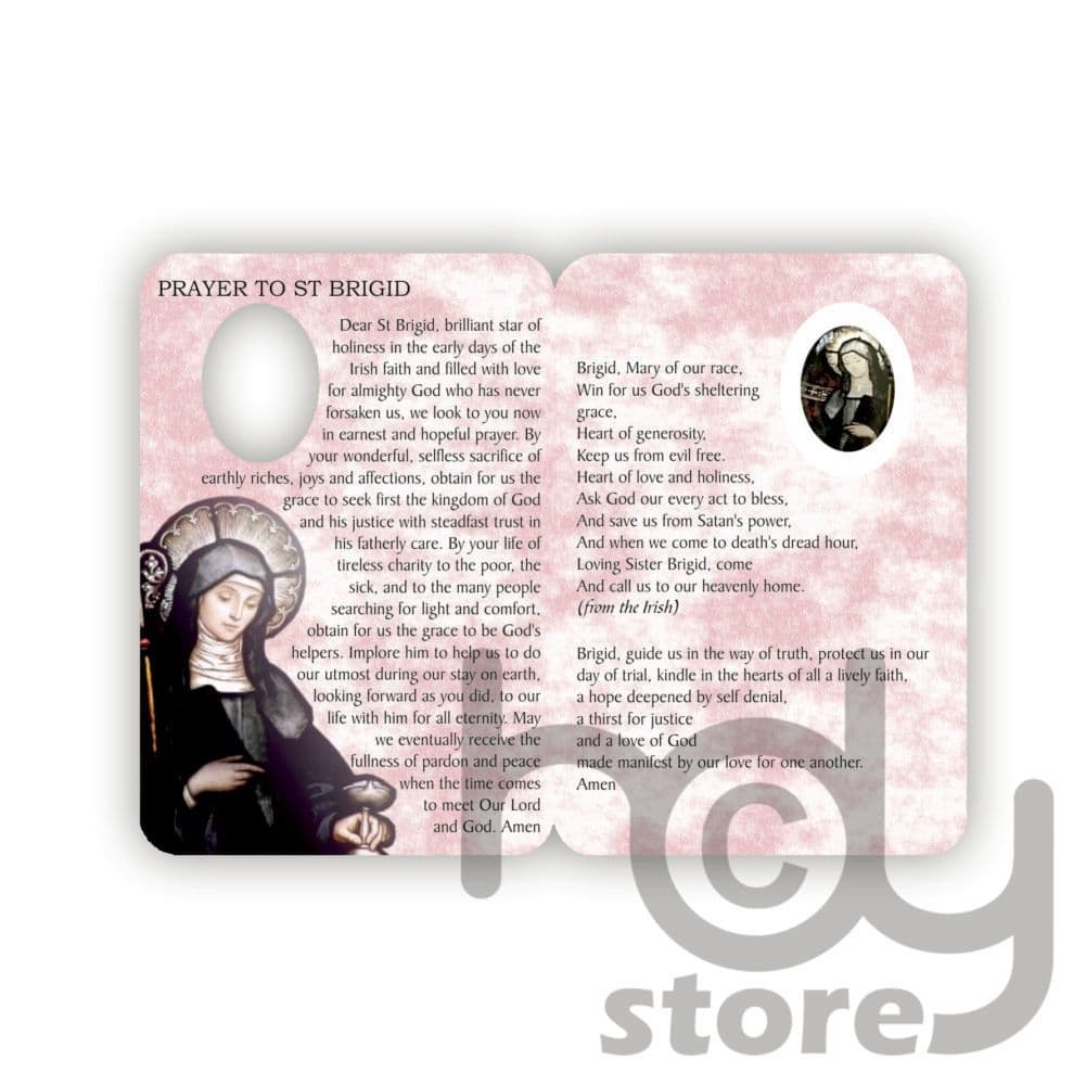 St Brigid of Ireland Prayer Card Booklet