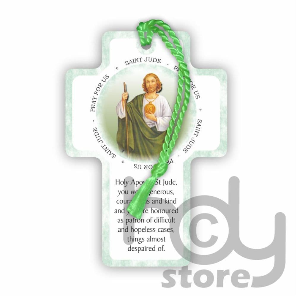 St Jude Cross Shaped Bookmark