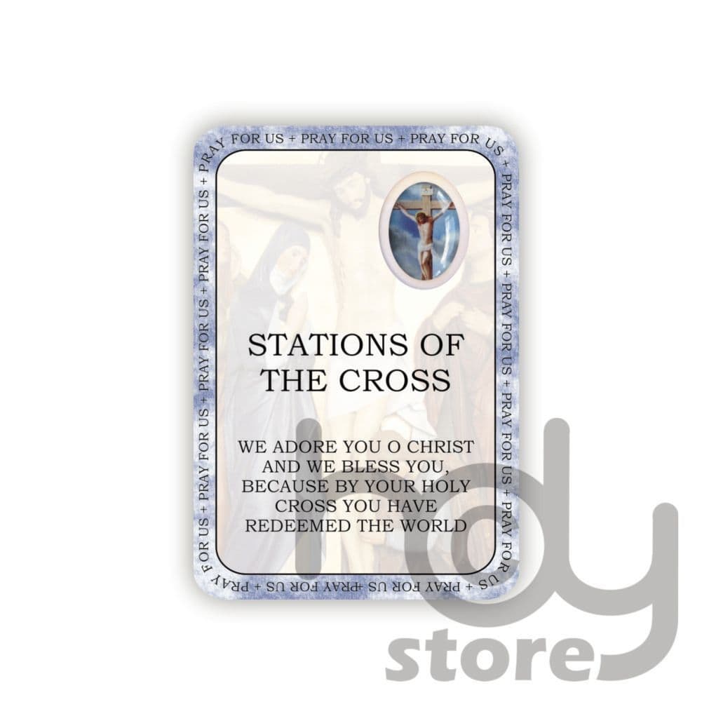 Stations of the Cross Prayer Card Booklet