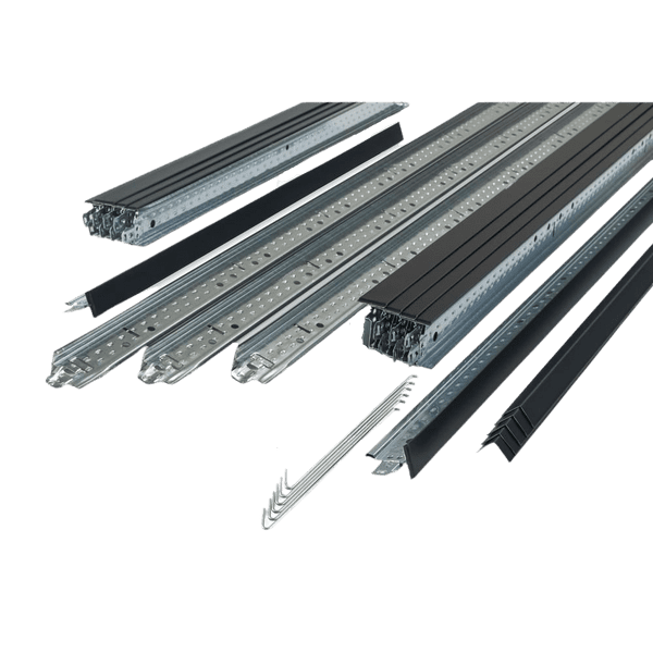 10m2 Black Suspended Ceiling Grid System 600x600