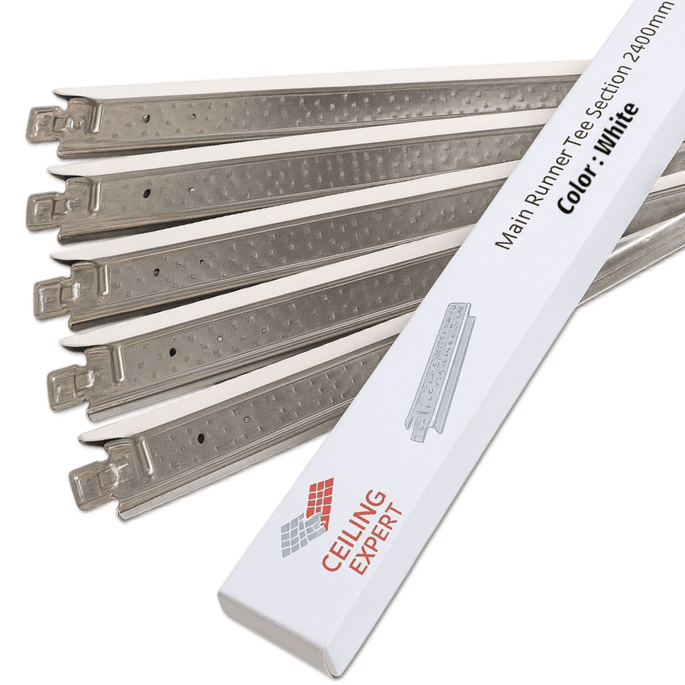 Suspended Ceiling Grid Main Tee Section 2400mm x 24mm Main Support ...