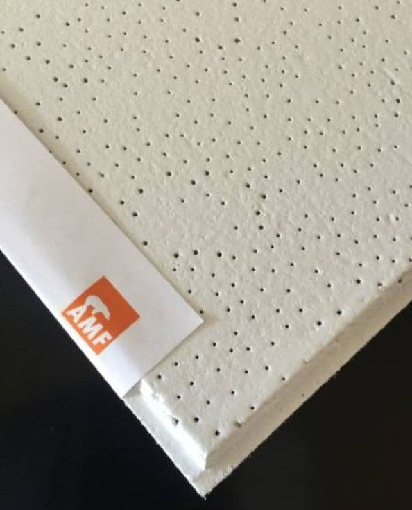 Suspended Ceiling Tiles 595mm X 595mm x 15mm AMF Star Tegular Edge For ...