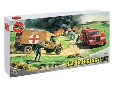 AIRFIX A03304 1 72 SCALE RAF Emergency Set with Ambulance Crash Tender