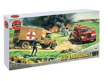 AIRFIX A03304 1 72 SCALE RAF Emergency Set with Ambulance Crash Tender