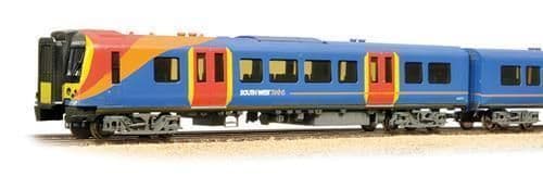 BACHMANN 31-040 1 76 OO SCALE SWT Class 450 4 Car EMU 450073 South West ...