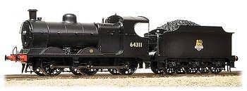 BACHMANN 31-319 OO SCALE BR E 64311 Robinson Class J11 0-6-0 BR Black ...
