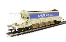 BACHMANN 38-212A OO SCALE JJA auto ballaster wagon in Railtrack livery ...