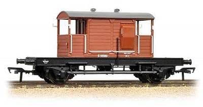 BACHMANN 38-402A 1 76 OO SCALE SR 25 Ton Pill Box Brake Van BR Bauxite