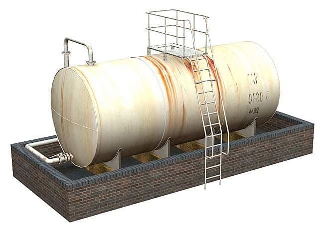 BACHMANN SCENECRAFT 44-129 OO SCALE Fuel Storage Tank