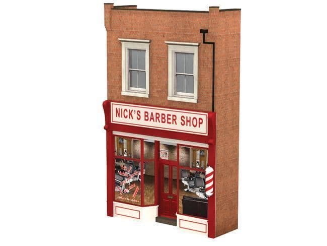 BACHMANN SCENECRAFT 44-263 1 76 OO SCALE Low Relief Nicks Barbers Shop