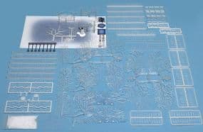 BUSCH BUS1225 HO SCALE Winter Scene