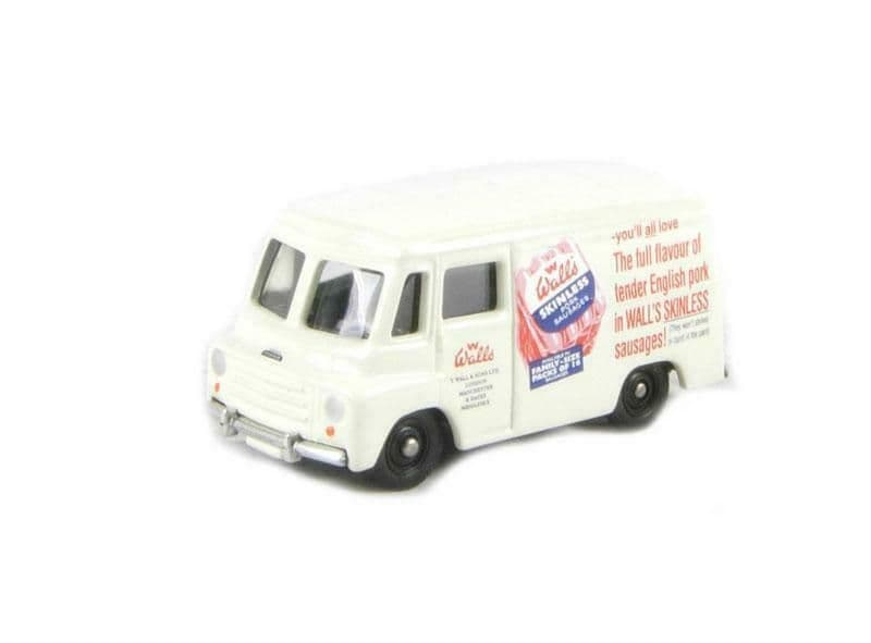 CORGI TRACKSIDE DG201013 OO SCALE Morris LD van in Walls Sausages livery