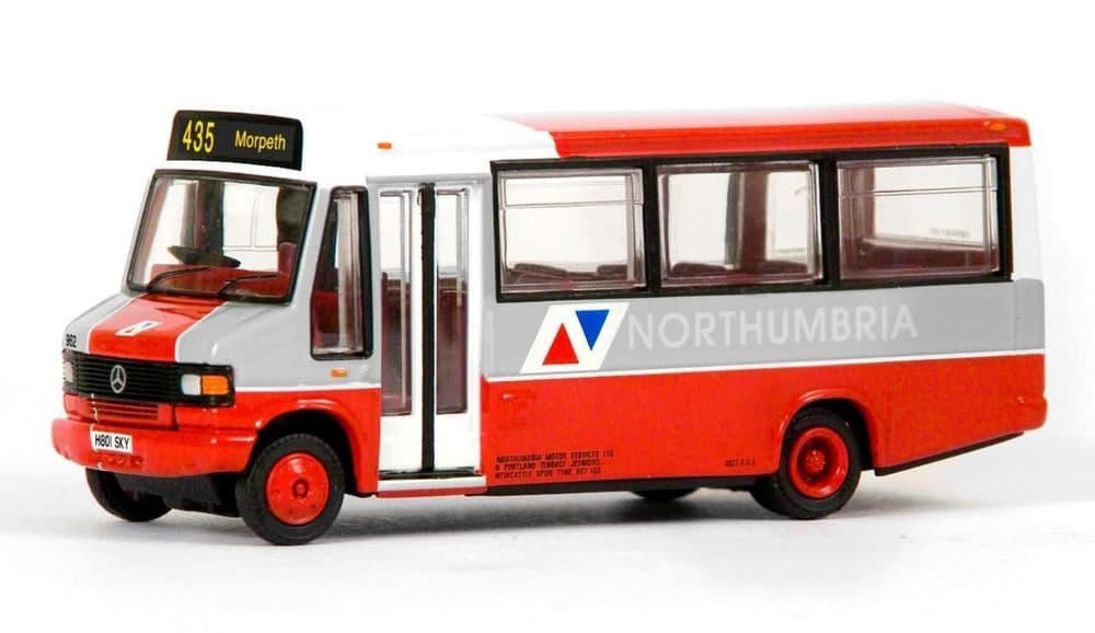 EFE 24822 1 76 OO SCALE Plaxton Minibus - Northumbria 435 Morpeth