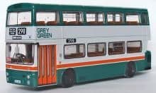 EFE 29008 00SCALE Daimler Fleetline GM Stard Double Deck Bus Grey Green