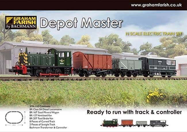 GRAHAM FARISH 370-110 1 148 N SCALE Depot Master Train Set