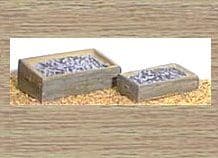LANGLEY MODELS A37 N SCALE 2 trackside ballast bins