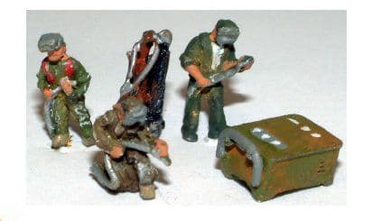 LANGLEY MODELS A91p N SCALE Welding figures and equipment Painted