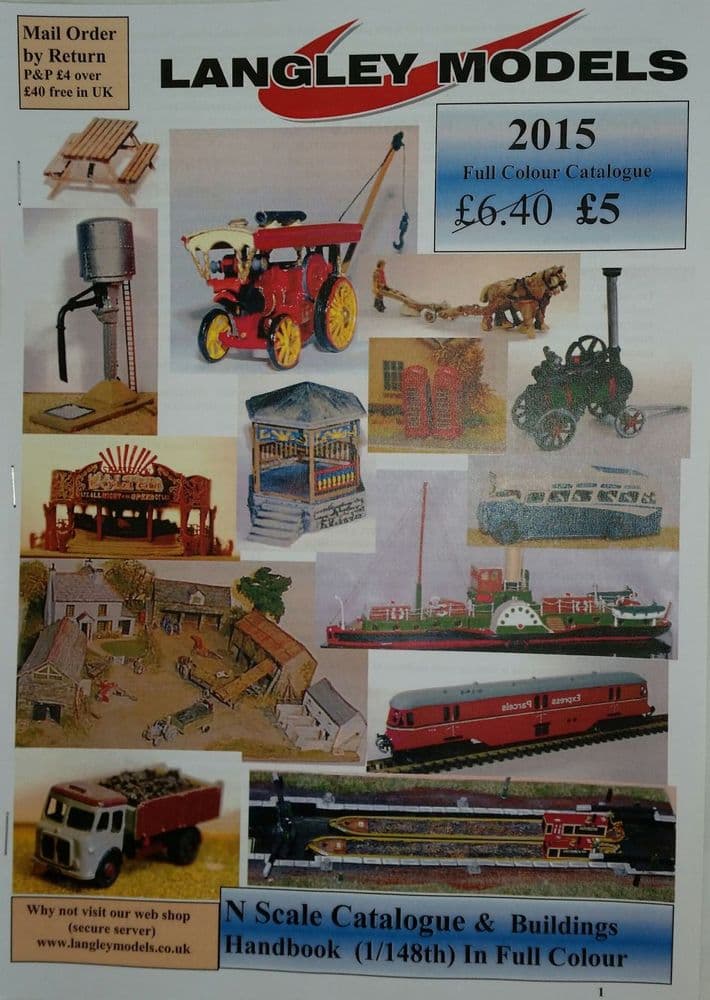 LANGLEY MODELS CATN15 N GAUGE Catalogue 2015 In Full Colour