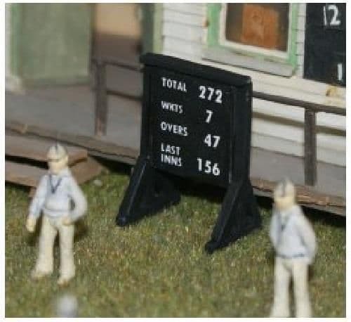 LANGLEY MODELS F35cp 1 76 OO SCALE Cricket Game Portable Scoring Board ...