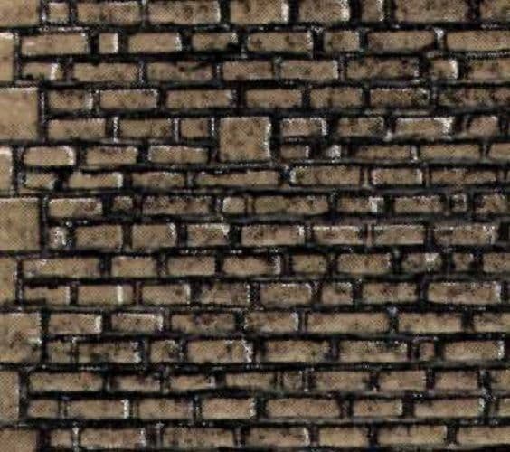 METCALFE M0050 OO GAUGE Stone Printed Card Building Sheets