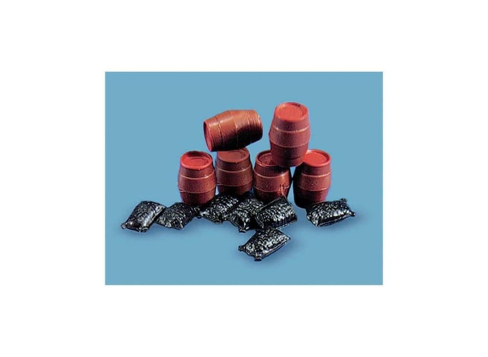 MODEL SCENE 5064 1 76 OO SCALE Sacks and Barrels