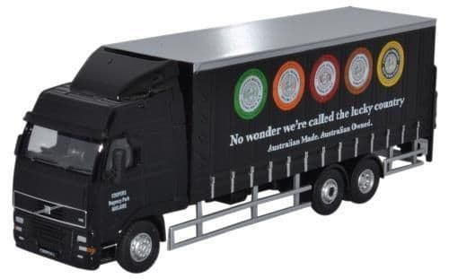 OXFORD DIECAST 76VOL03CL 1 76 OO SCALE Volvo FH3 6 Wheel Curtainside ...