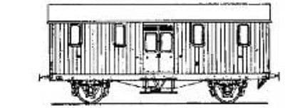 PARKSIDE DUNDAS PC37 OO SCALE GWR Python Covered Carriage Truck