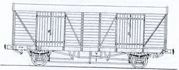 PARKSIDE DUNDAS PC48 OO SCALE GWR Mink G Goods Van