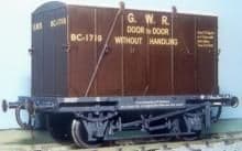 PARKSIDE DUNDAS PS39 O SCALE GWR Container Wagon Diag H7 with B type ...