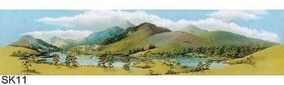 PECO SCENIC BACKGROUND SHEETS LARGE Backscenes Multi choice - all scenes