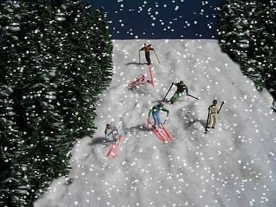 PREISER 10313 1 87 HO SCALE DOWNHILL SKIERS x 6