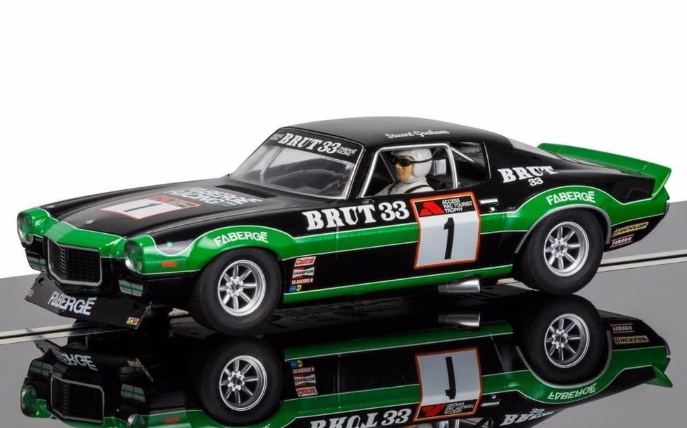 SCALEXTRIC C3612 Chevrolet Camaro 1970 Faberge Racing No1 Stuart Graham