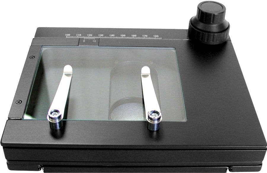 2 Axis 180 x 155mm XY Precision Specimen Stage with Coaxial Control Knobs