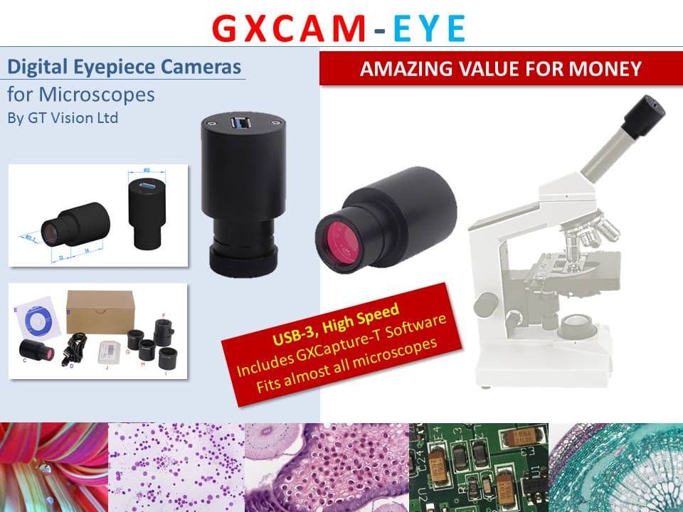 GXCAM-Eye-5 - USB-3 Digital Eyepiece Camera 5MP For Eyepiece Tubes ...