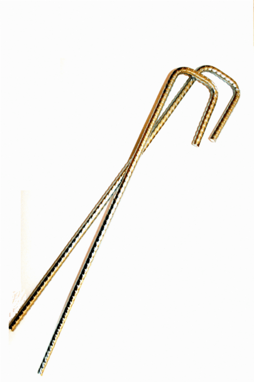 Galvanised Steel J Pins Box 10 285mm x 6mm